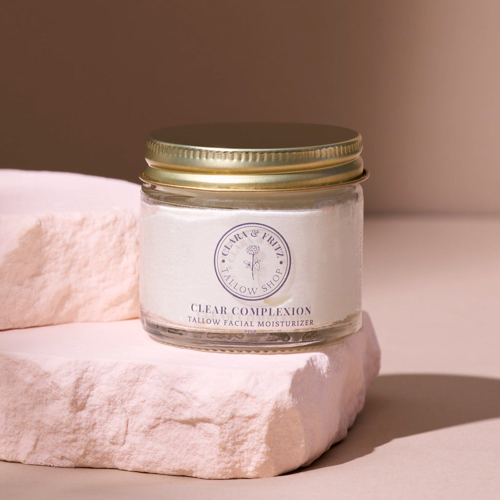 Clear Complexion Whipped Tallow Facial Moisturizer – Clara & Fritz ...