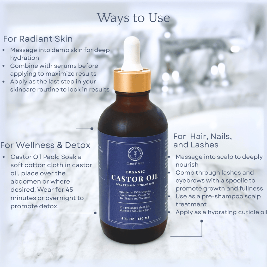 Organic Castor Oil – Clara & Fritz Tallow Shop